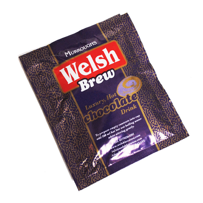 1 x 100 Luxury Welsh hot Chocolate sachets
